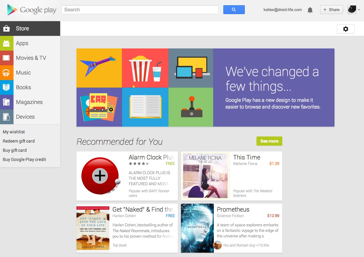 Nova Google Play web stranica - Balkan Android