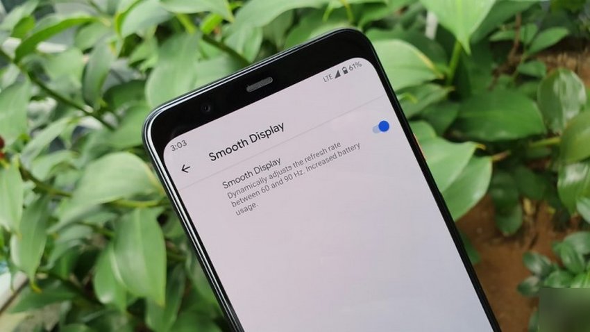 Pri slabijem osvetljenju ekrana Pixel 4 spušta frekvenciju osvježavanja ...